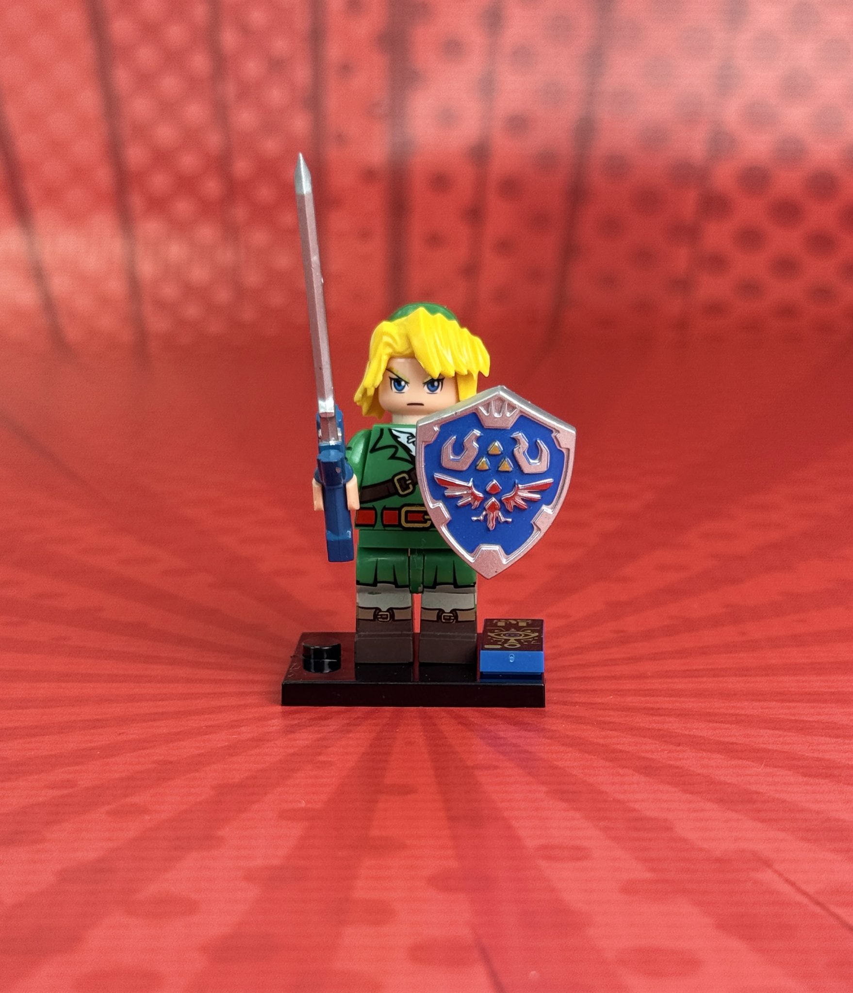 Link Minifigure (Green) | Video Game Zelda Custom Minifigure – Minifig.biz